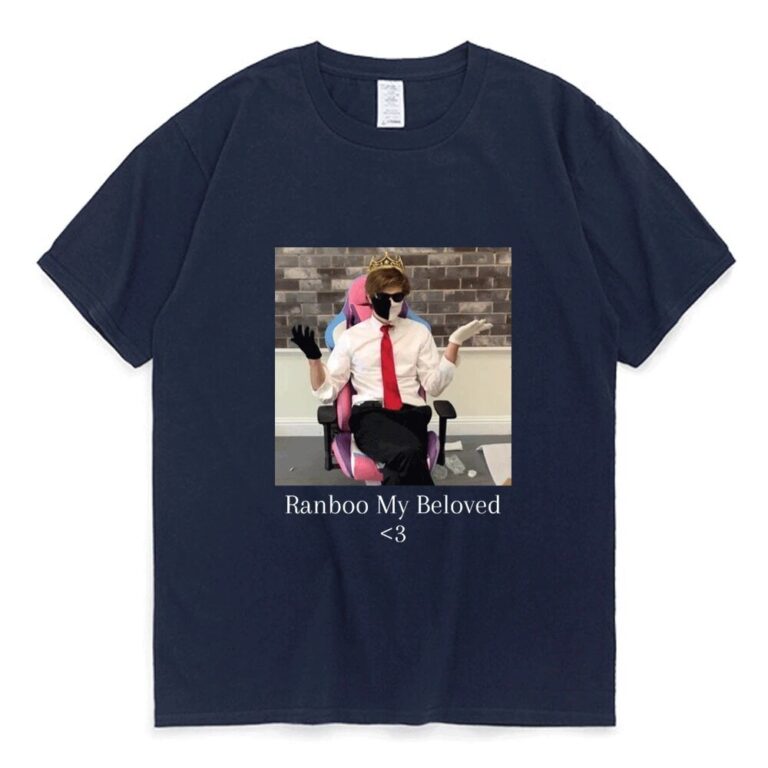 Ranboo T-shirt - My Beloved Merch T Shirt Funny Graphic Print T-shirt ...