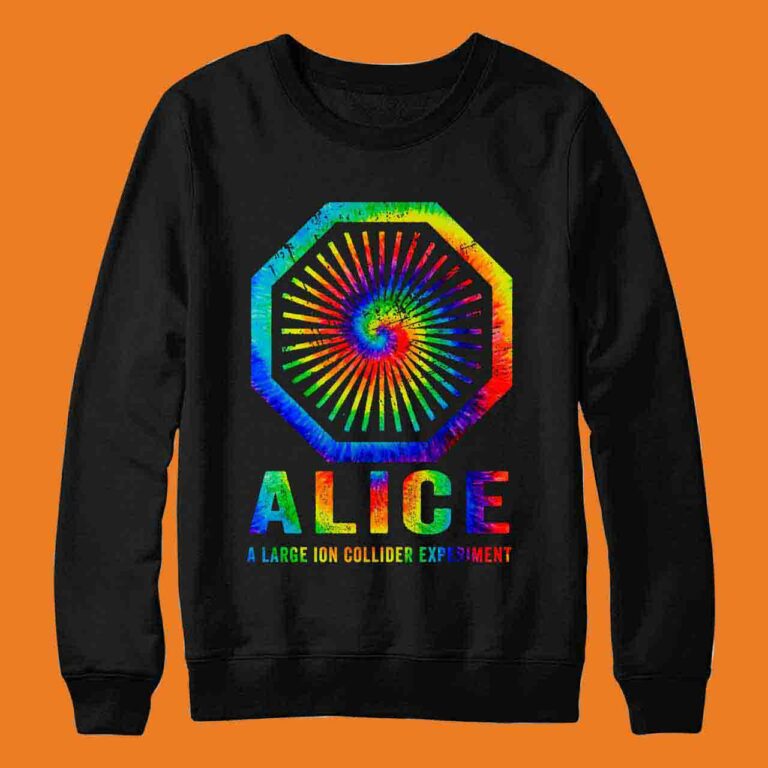Large Hadron Collider Alice Tie Dye T-Shirts - Bipubunny Store