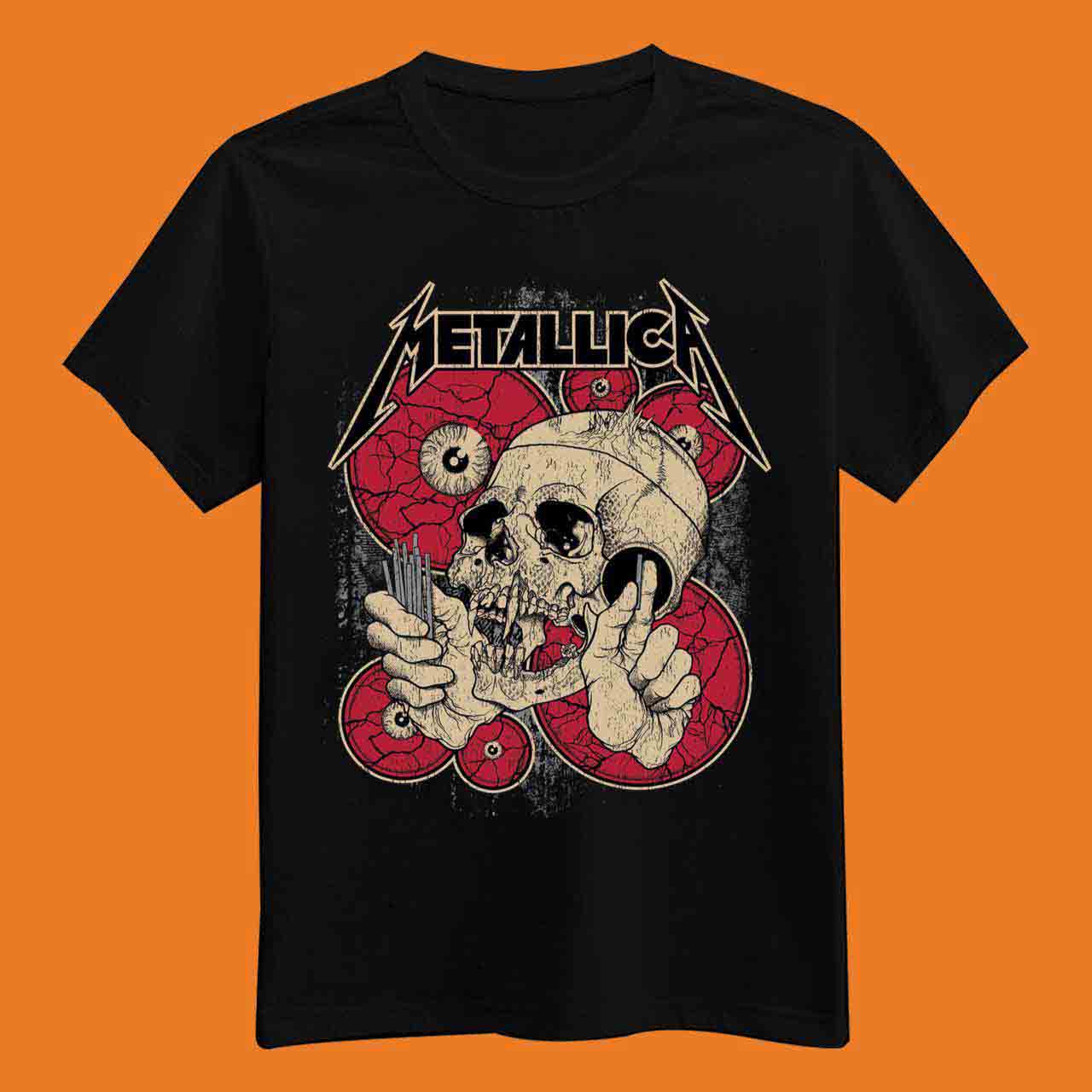 Vintage Metallica Pushead The Shortest Straw Shirt - BipuBunny Store