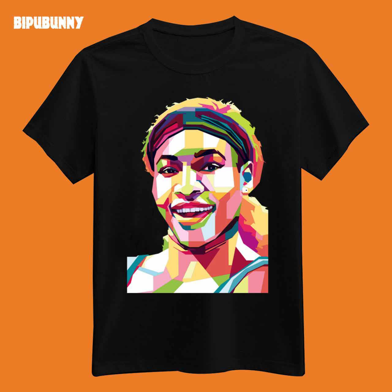 Serena Williams Colorful Art T-Shirt - BipuBunny Store