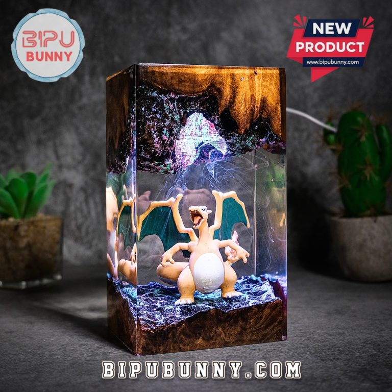 Charizard Pokemon Resin lamp - Bipubunny Store