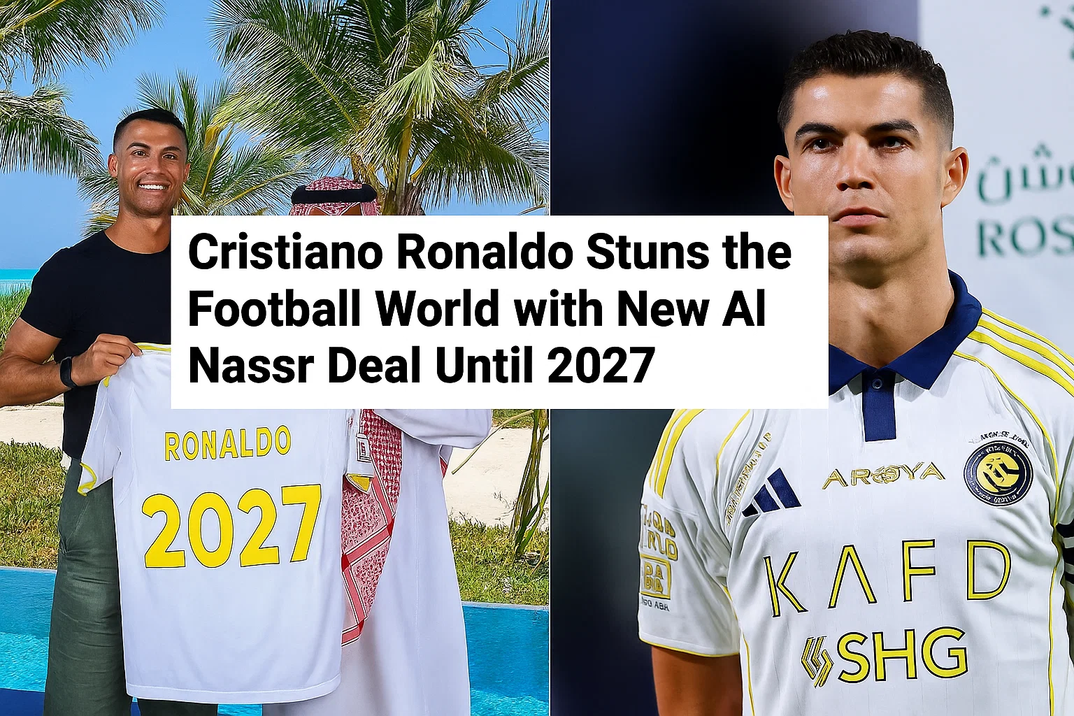 Cristiano Ronaldo Stuns the Football World with New Al Nassr Deal Until ...