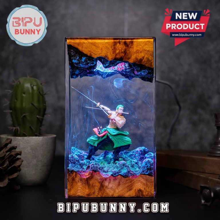 Zoro One Piece Resin Lamp - Bipubunny Store