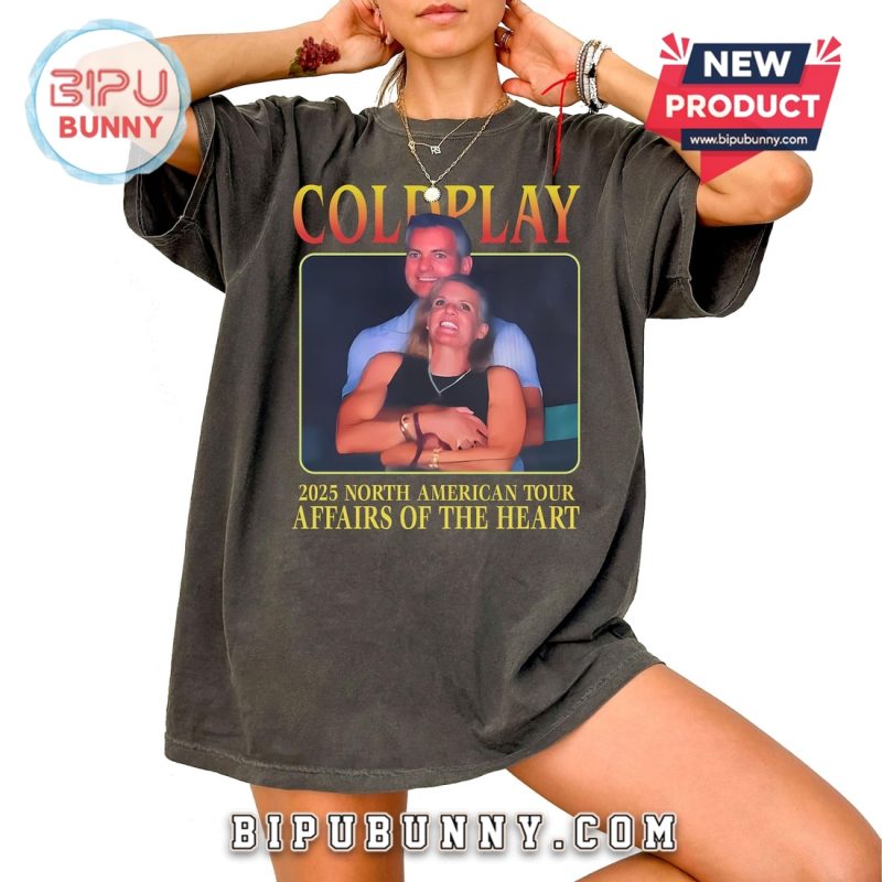 Coldplay's Kiss Cam Caught Cheating T-Shirt, Viral Concert Affair Meme ...