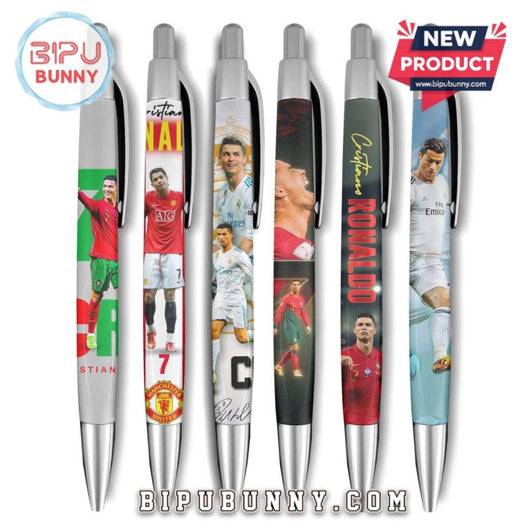 CR7 Premium Gel Pens, Cristiano Ronaldo Gifts - Bipubunny Store