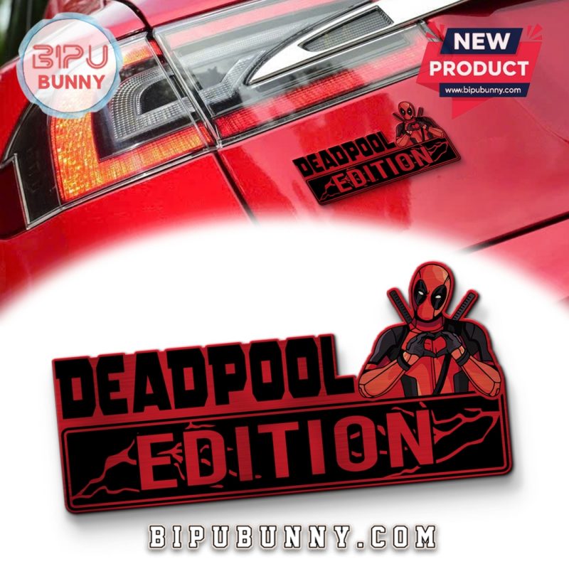 Deadpool Edition Laser Engraved Car Badge - Bipubunny Store