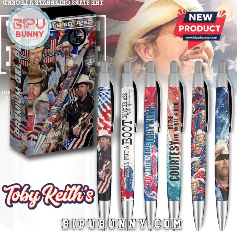 Toby Keith Premium Gel Pens - Bipubunny Store