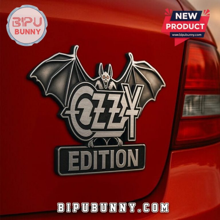 Ozzy Osbourne Edition Laser Engraved Car Name Badge - Bipubunny Store