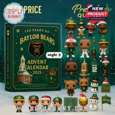 Baylor Bears Advent Calendar 2025 - Bipubunny Store