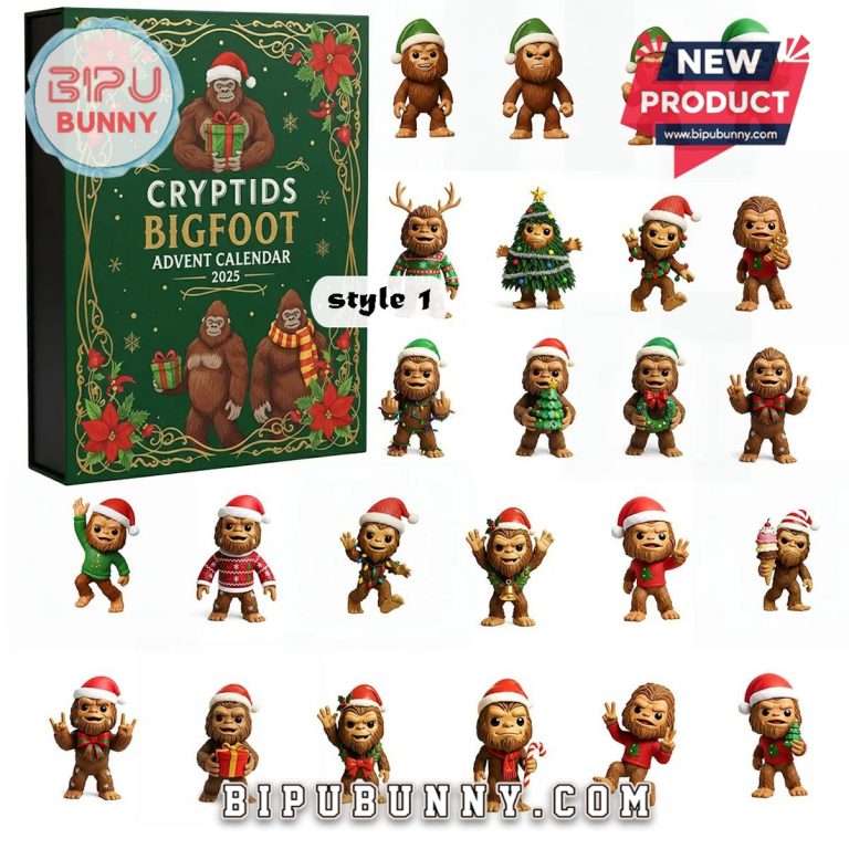 Cryptids Bigfoot Edition Advent Calendar 2025 - Bipubunny Store