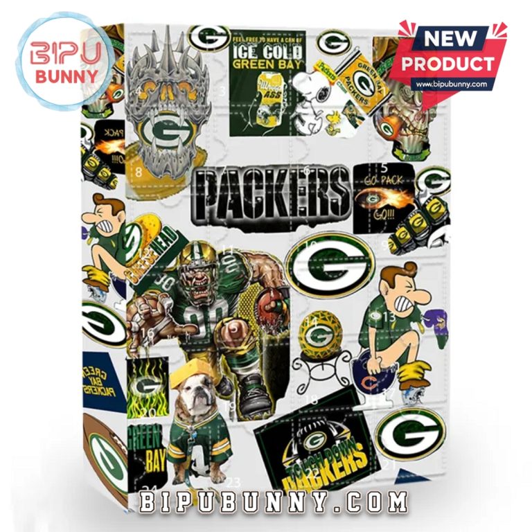 Green Bay Packers 2025 Advent Calendar - Bipubunny Store