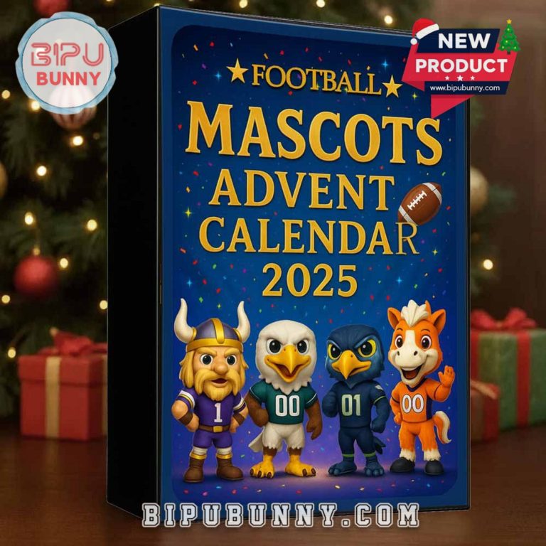 NFL Mascots Advent Calendar 2025 - Bipubunny Store