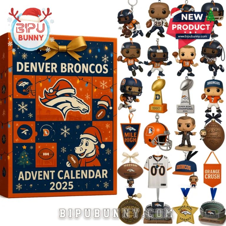 Denver Broncos 2025 Advent Calendar - Bipubunny Store