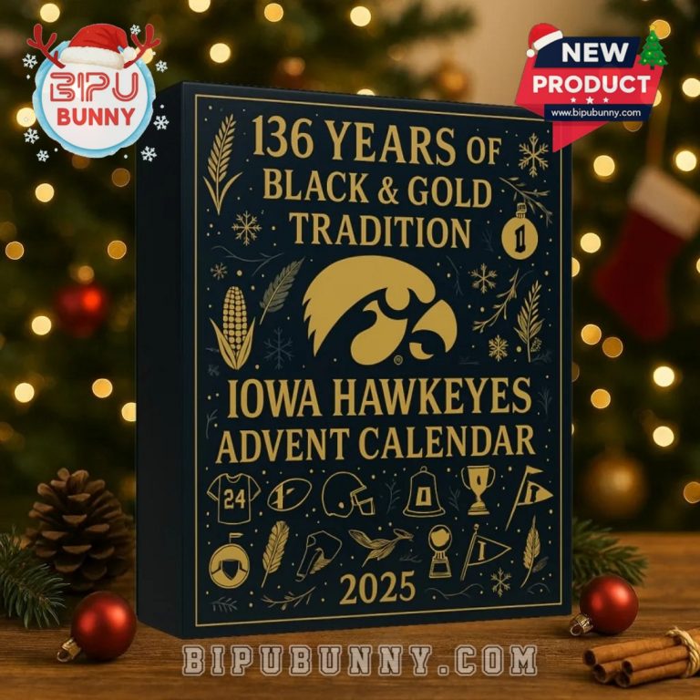 Iowa Hawkeyes Anniversary Advent Calendar - Bipubunny Store