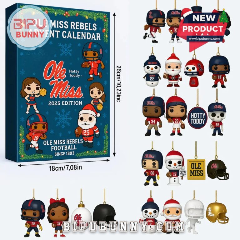 Ole Miss Rebels Advent Calendar 2025 - Bipubunny Store