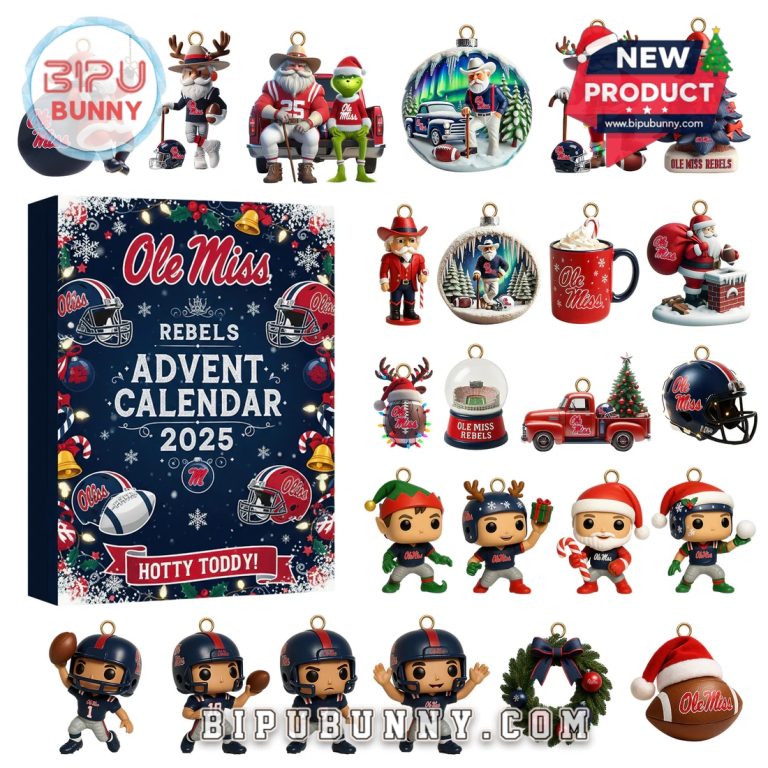 Ole Miss Rebels Football 2025 Advent Calendar - Bipubunny Store