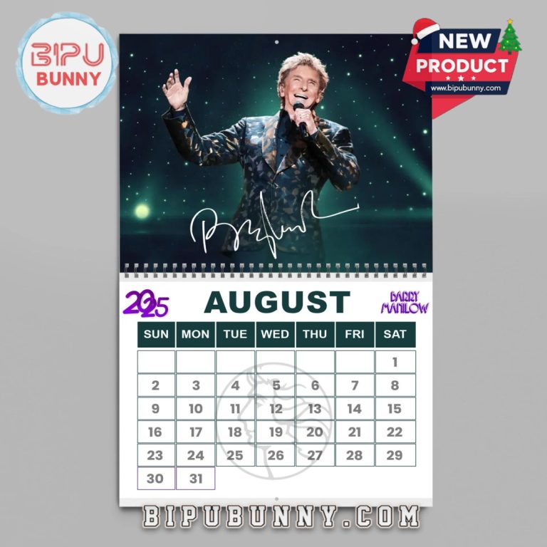 Barry Manilow Wall Calendar 2026 - Bipubunny Store