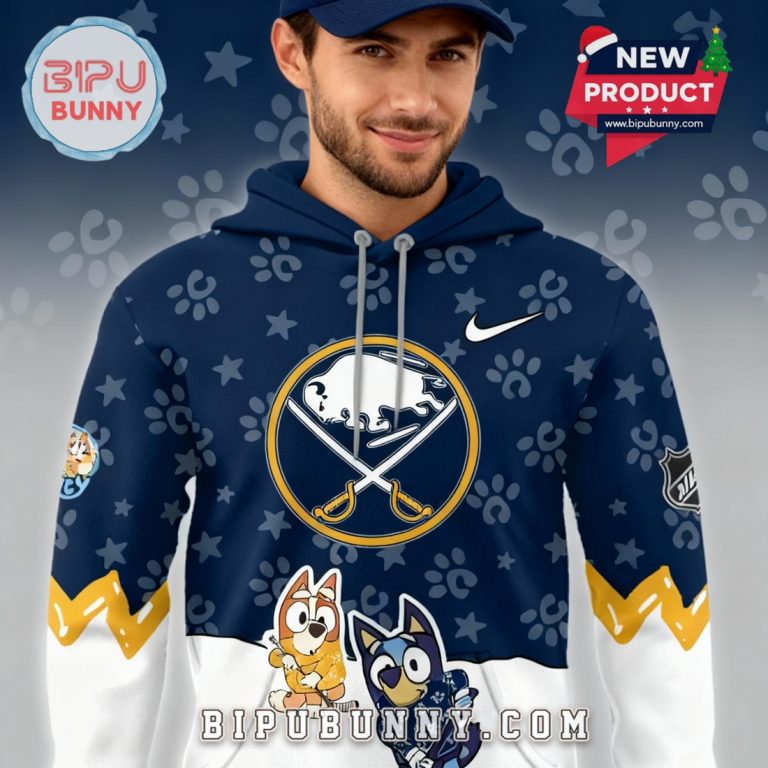 Buffalo Sabres NHL Bluey Night Limited Hoodie - Bipubunny Store