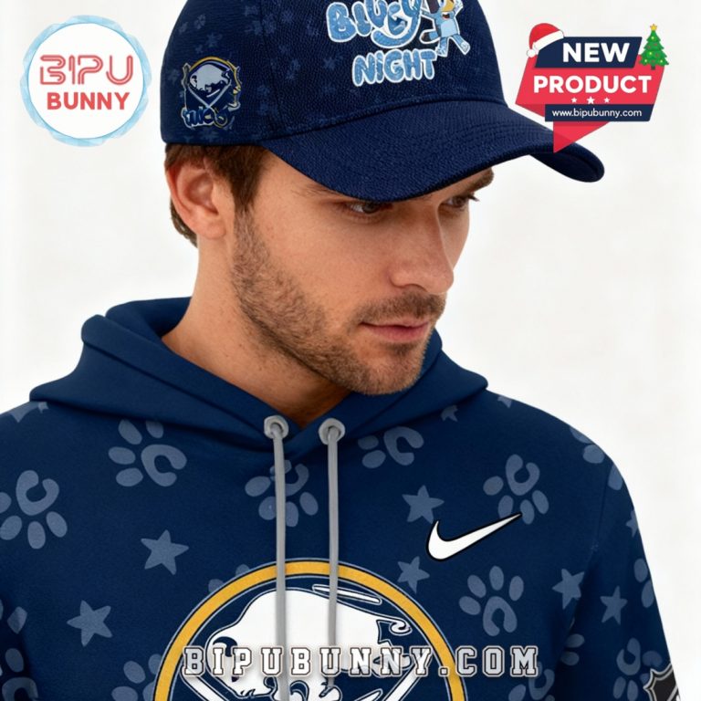 Buffalo Sabres NHL Bluey Night Limited Hoodie - Bipubunny Store