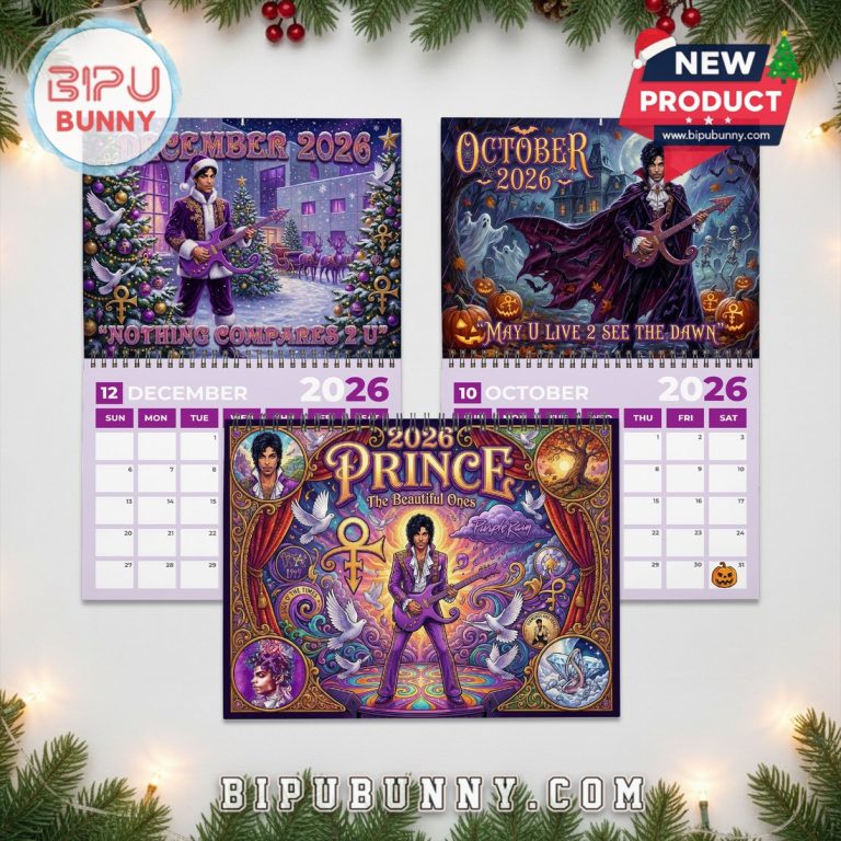 Prince Wall Calendar 2026 - Bipubunny Store