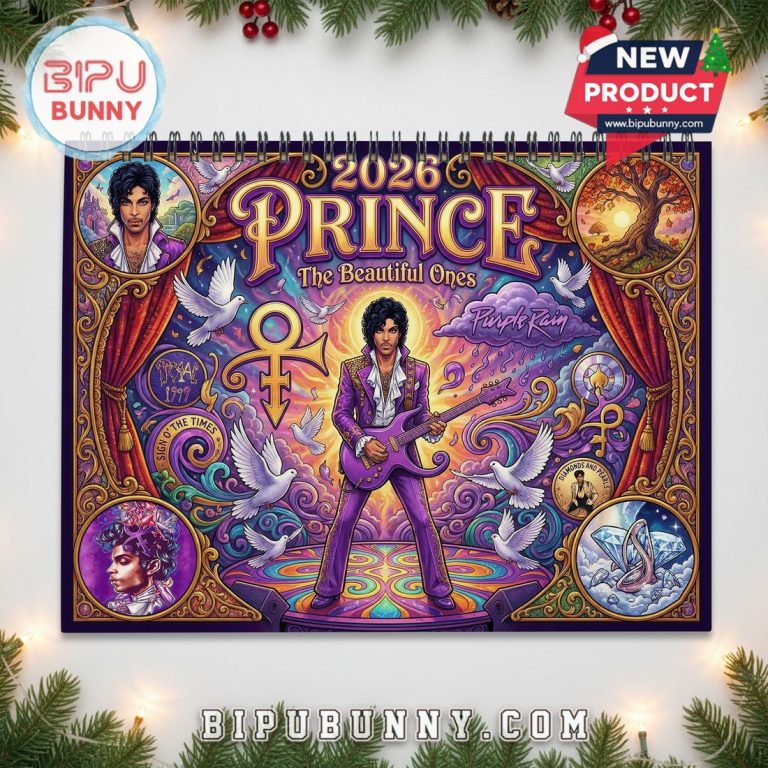 Prince Wall Calendar 2026 - Bipubunny Store