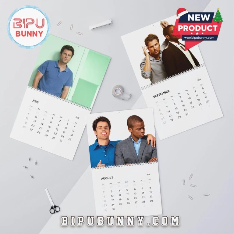 Psych Wall Calendar 2026 - Bipubunny Store