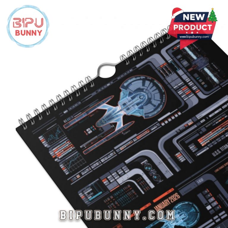 Star Trek 2026 Wall Calendar - Bipubunny Store