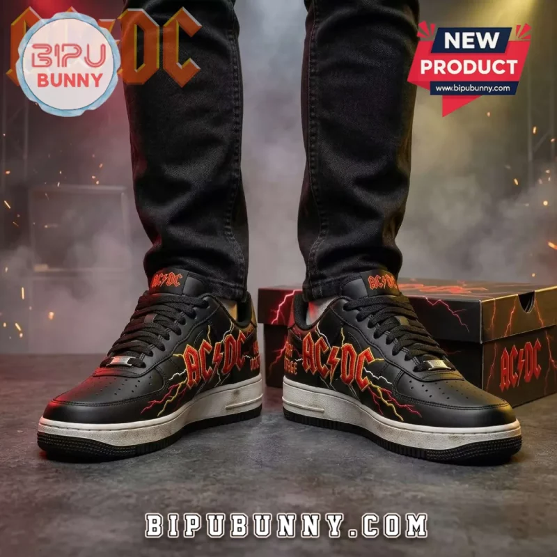 AC/DC Heavy Metal Band High Voltage Custom Lightning Air Force 1 ...