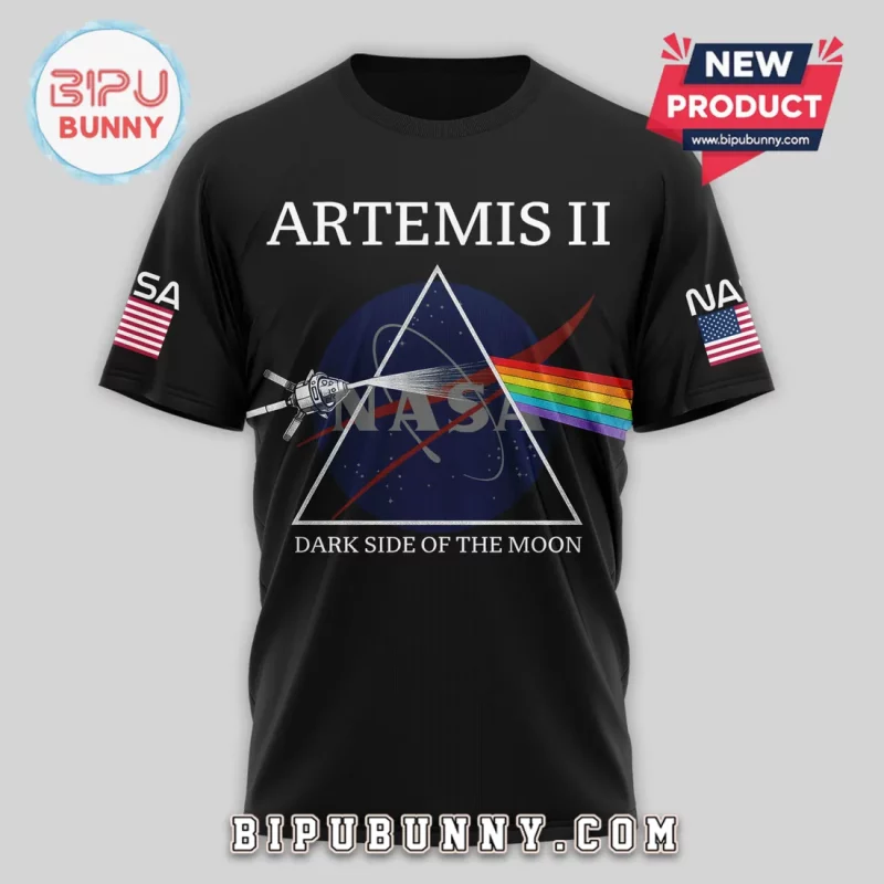NASA Artemis II Dark Side of the Moon Space Mission Commemorative T ...